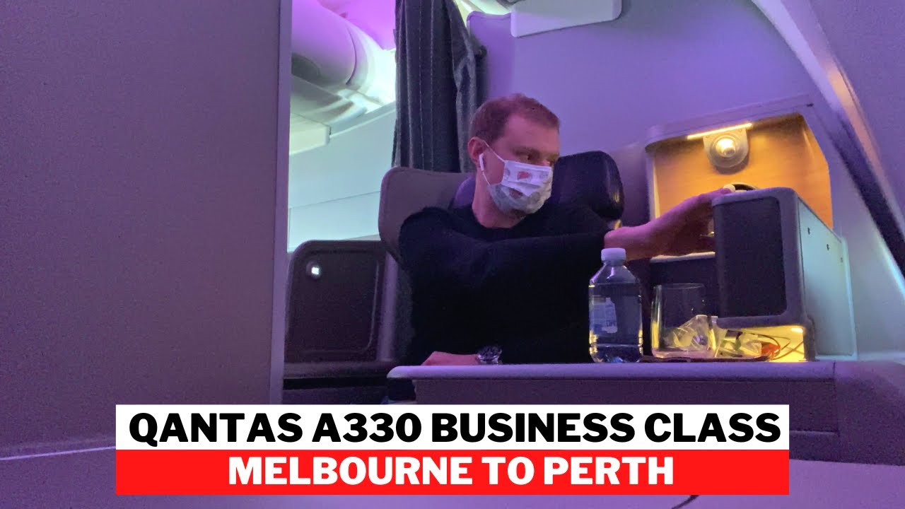 Qantas A330 Business Class From Melbourne To Perth | An Excellent ...