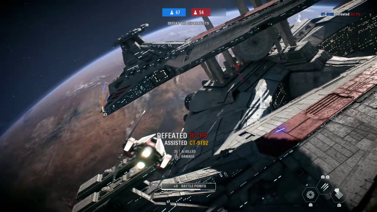 Star Wars Battlefront 2 Starfighter Team Battle Over Ryloth - YouTube