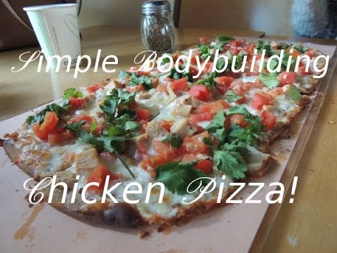 The Anabolic Chef ep: 1 - Simple Bodybuilding Chicken Pizza - YouTube