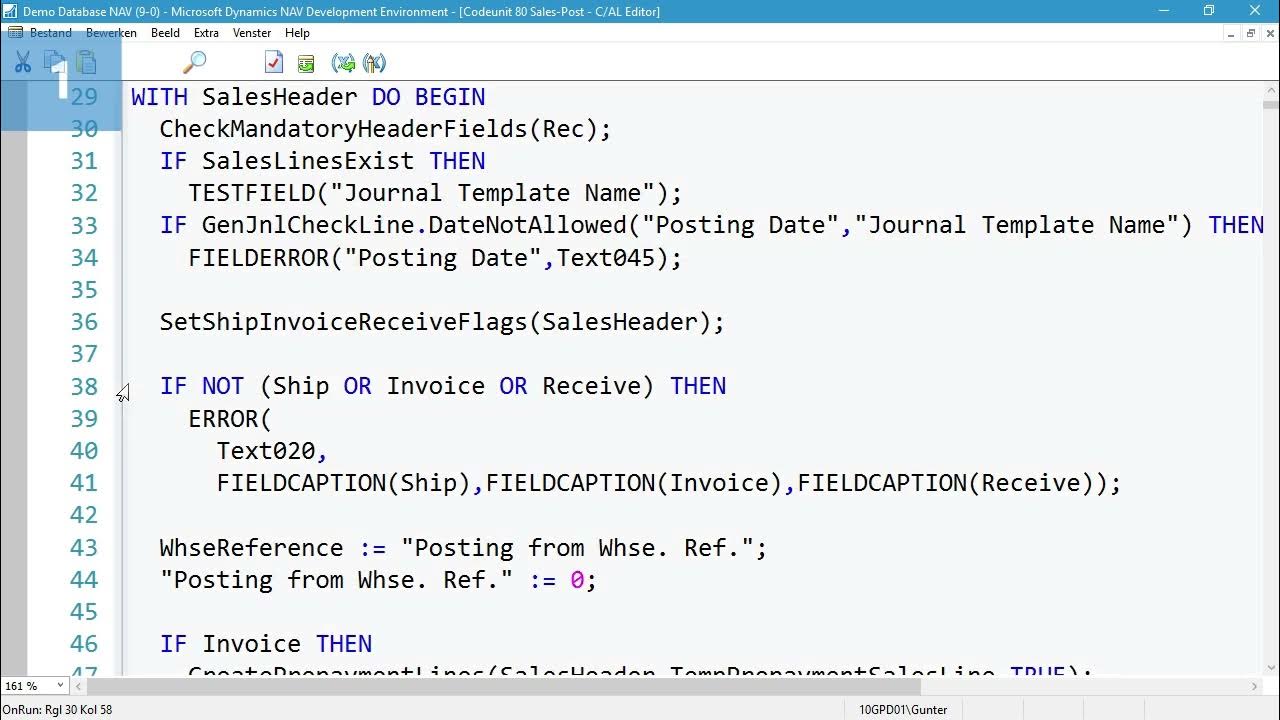 CAL coding enhancements in Microsoft Dynamics NAV 2016 - YouTube