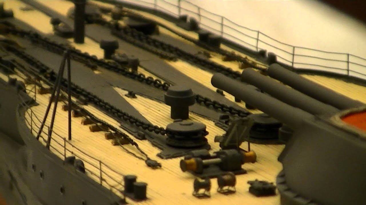 Trumpeter 1/200 USS Arizona built by Yancy Christopher - YouTube