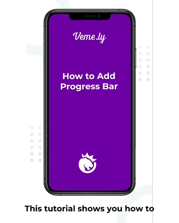How to Add Progress Bar - YouTube