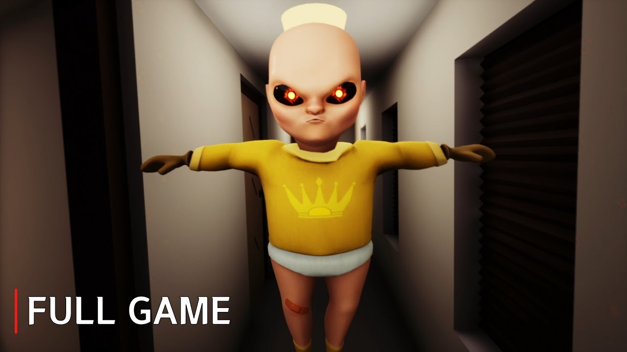 The Baby in Yellow | Full Game Walkthrough Gameplay (babysitting horror ...