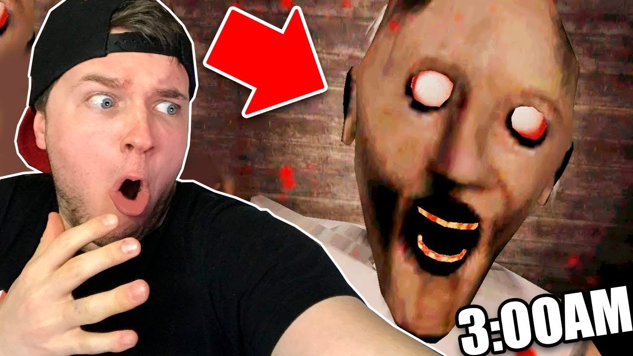 PAPA JAKE PLAYS GRANNY AT 3AM CHALLENGE!! 😱(Scary) - YouTube