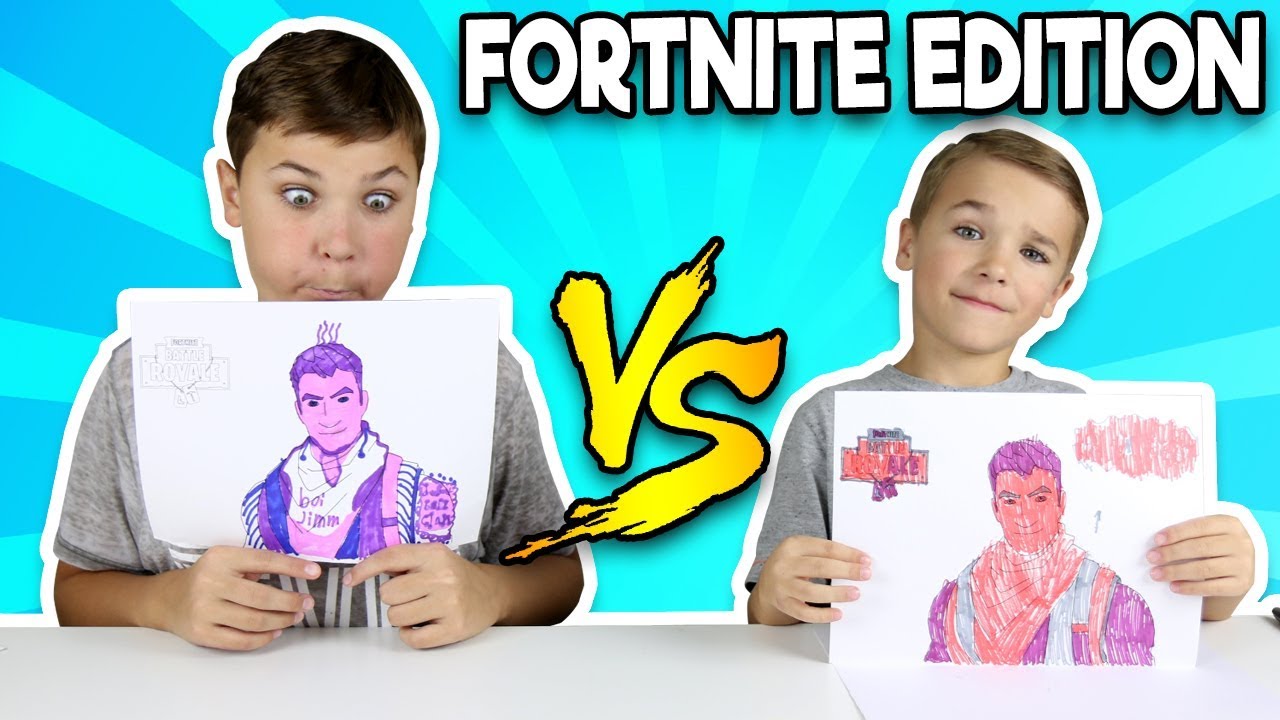 3 MARKER CHALLENGE / FORTNITE EDITION - YouTube