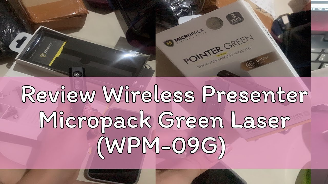 Review Wireless Presenter Micropack Green Laser (WPM-09G) - YouTube