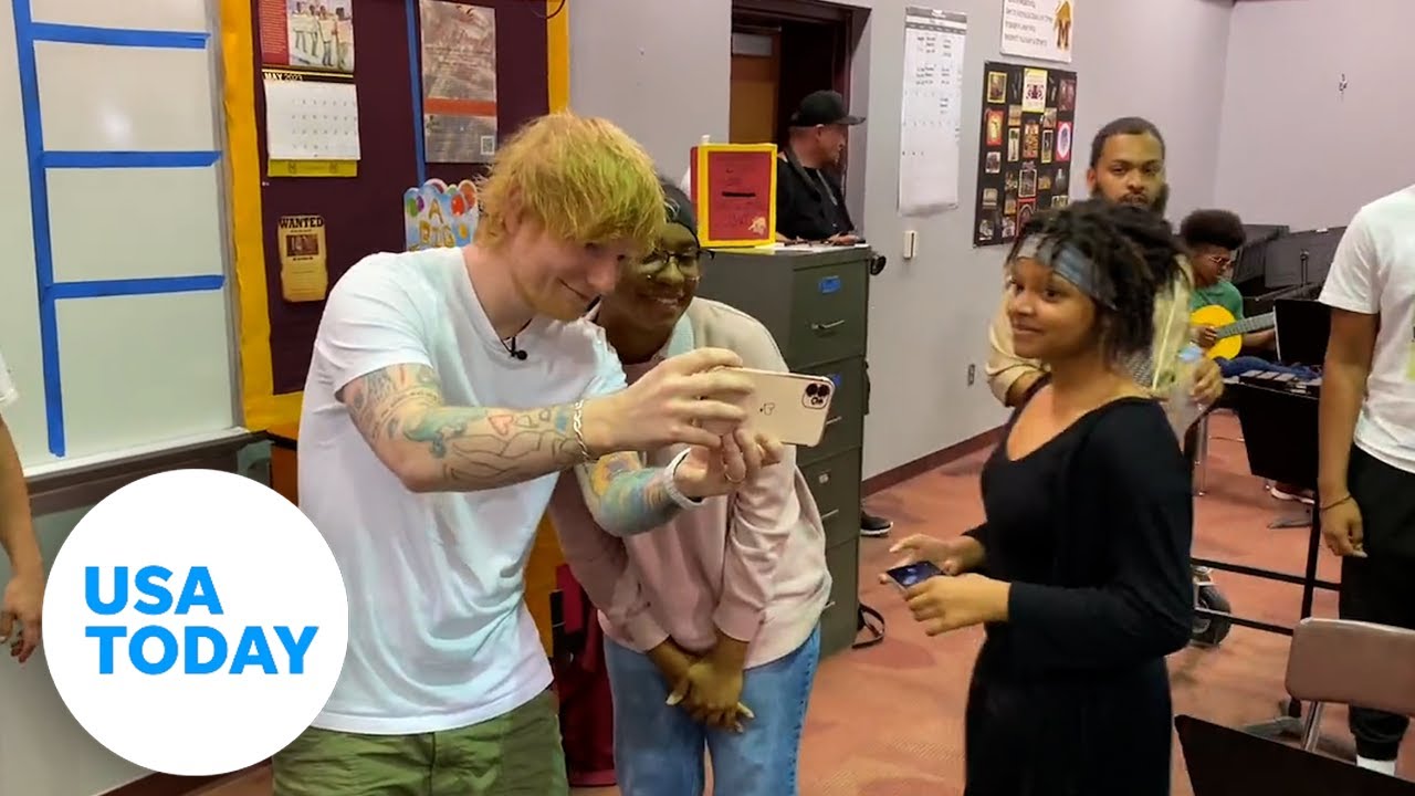 Ed Sheeran surprises high school band with guitars, concert tickets ...