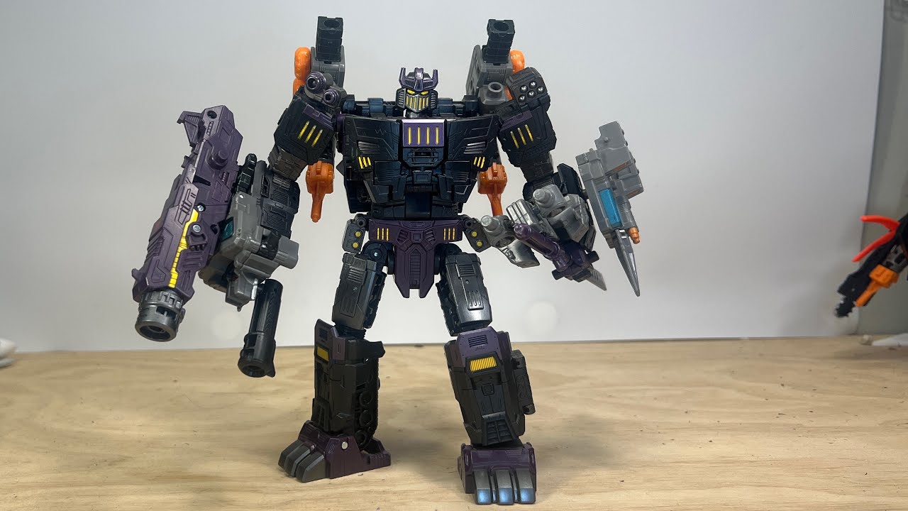 Megatronus and Fasttrack combiner - YouTube