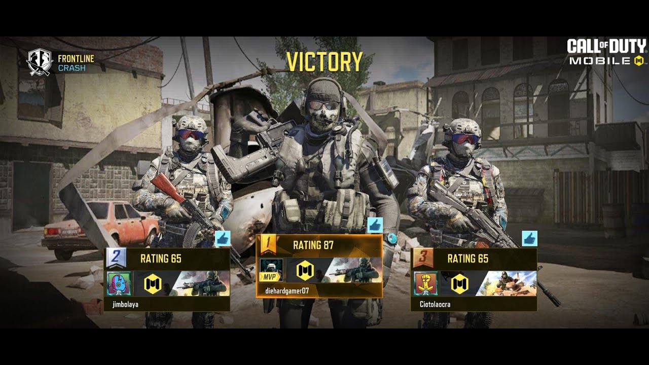 Victory at the Crash Site: COD Mobile Epic Win (Rating-87)! - YouTube