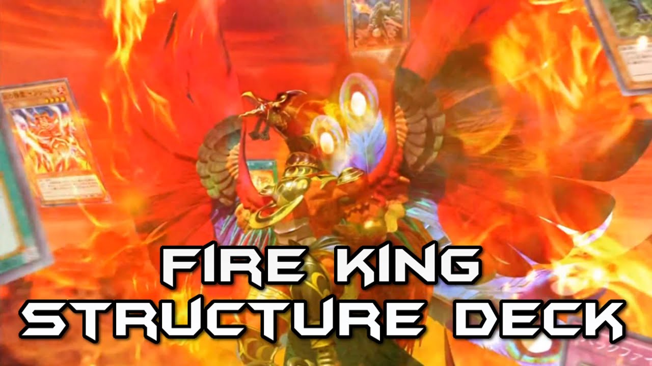 Yugioh Onslaught of the Fire Kings Structure Deck Opening Plus Booster ...
