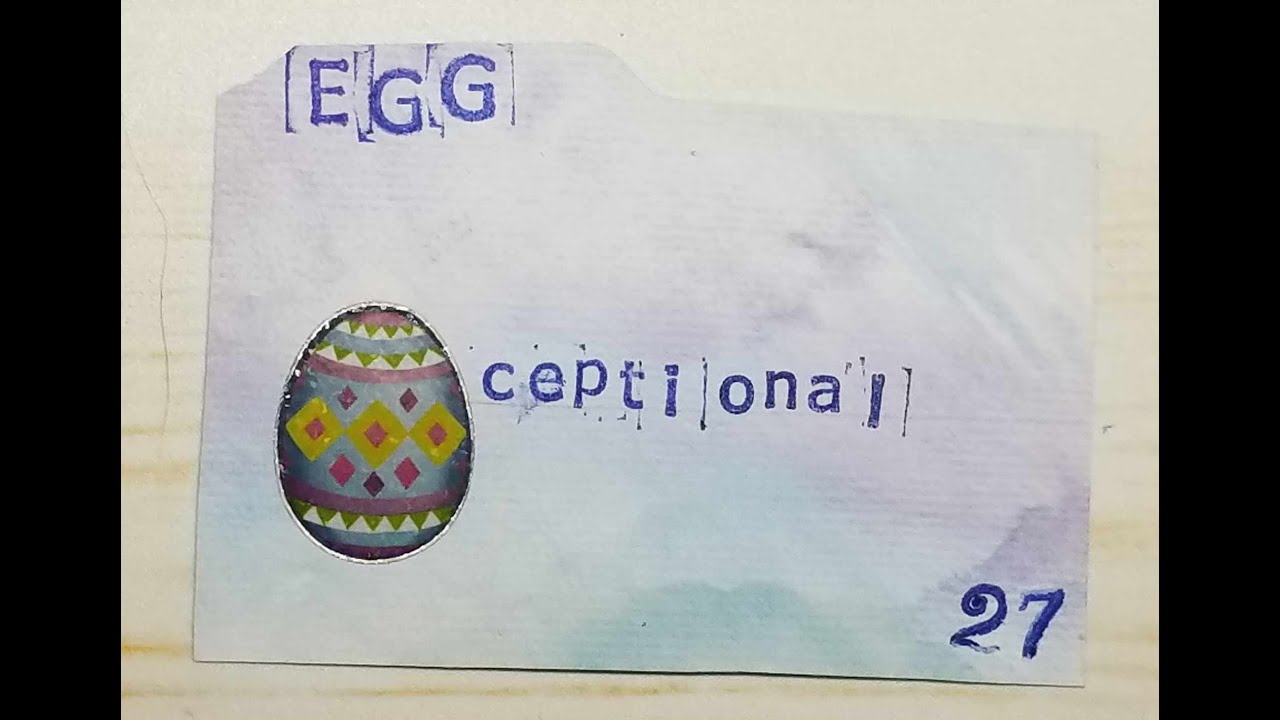 🍚 EGG-ceptional🍚 - Day 27 - #100dayproject - YouTube
