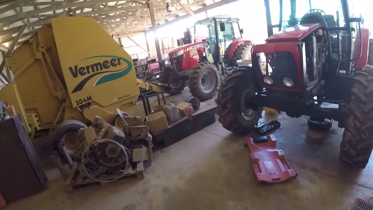 Massey Ferguson 5400 service - YouTube