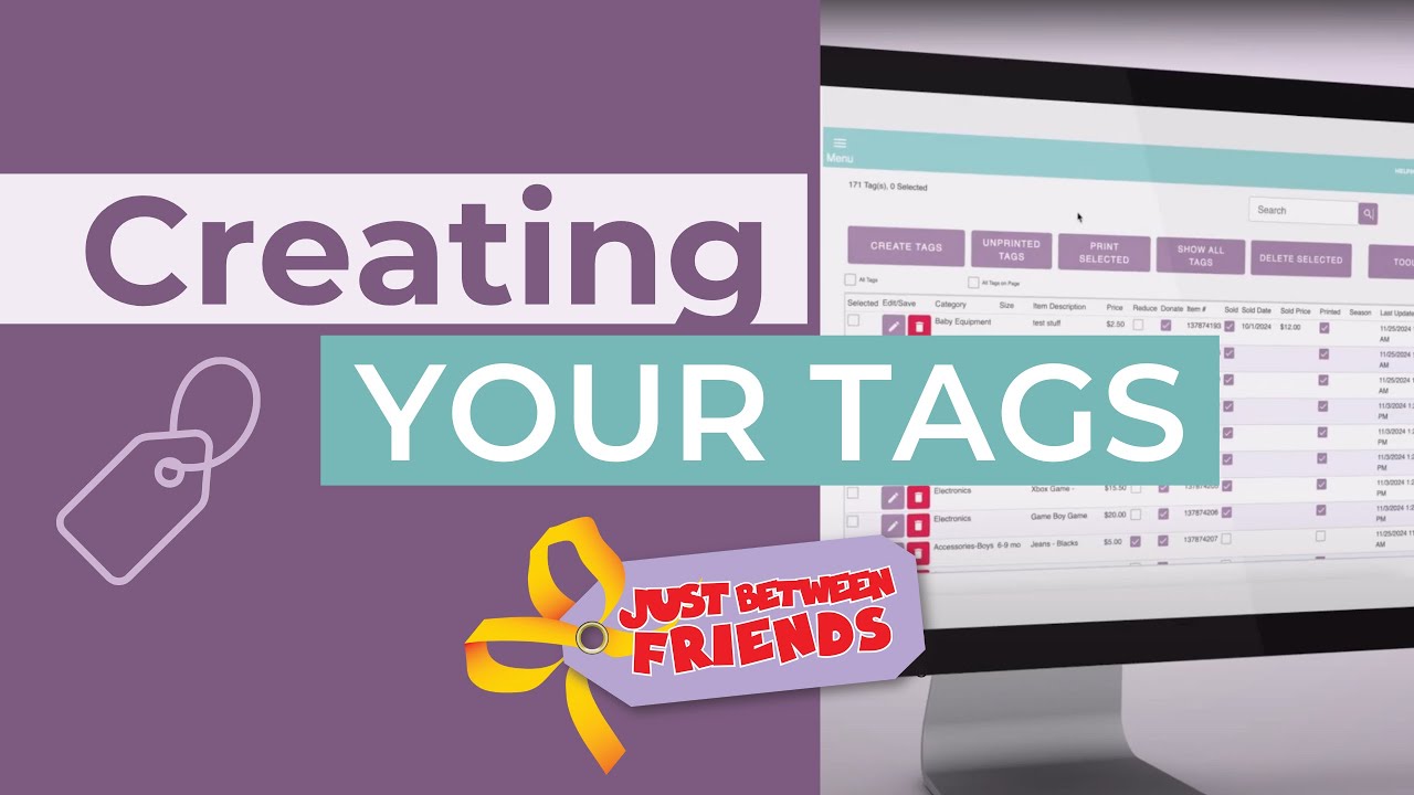 JBF: Creating Your Tags - YouTube