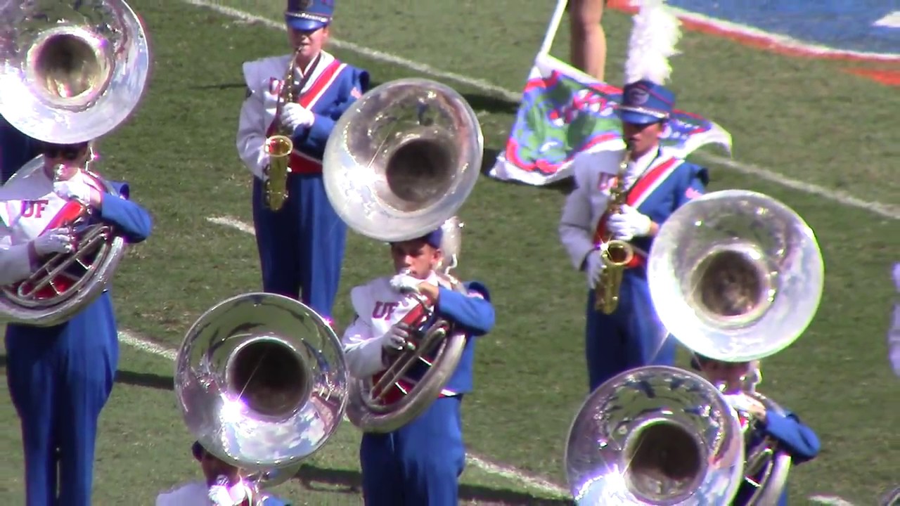 UF Gator Marching Band 09/15/18 - Pre-Game Entrance - YouTube