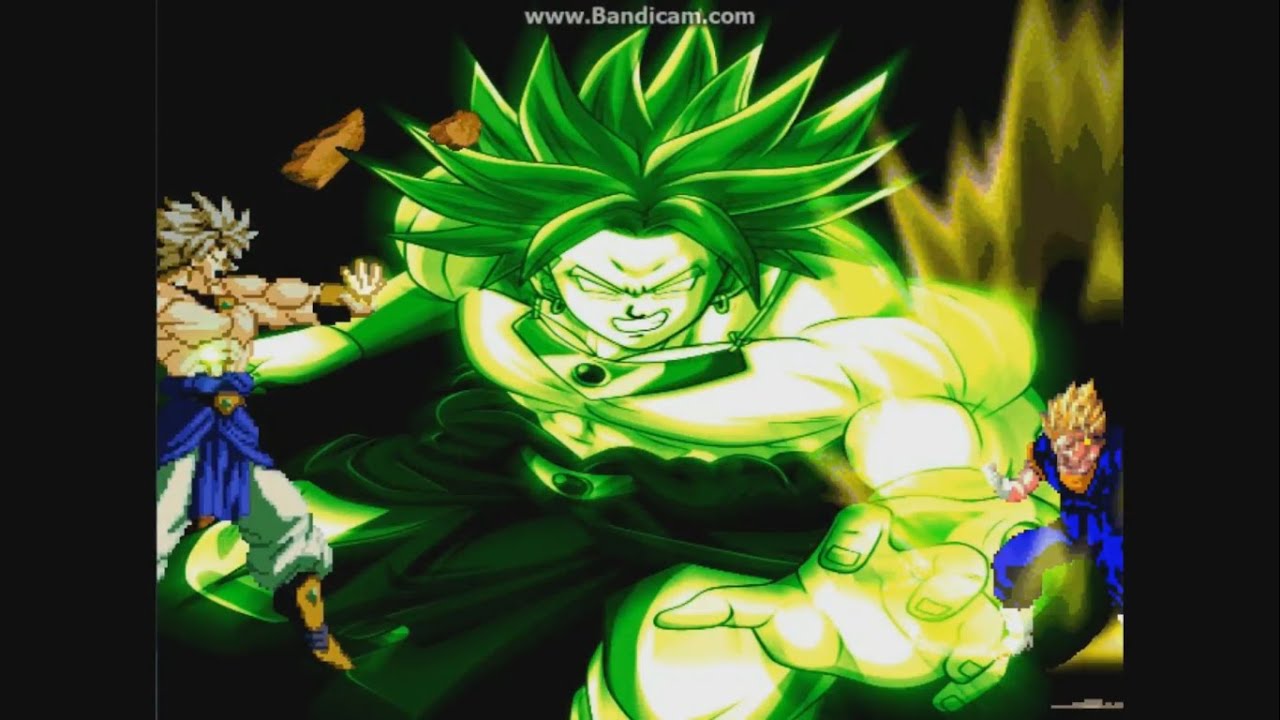 MUGEN - Hyper Vegito V2 Vs Broly - YouTube