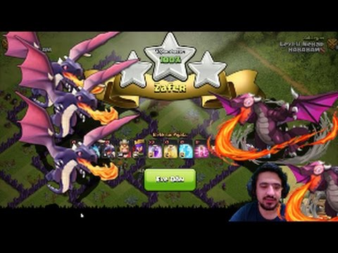 EJDERHA SALDIRISI ! - Dragon Attack - Clash Of Clans Türkçe