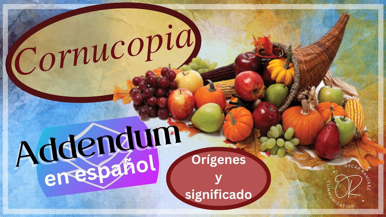 Cornucopia – Orígenes y significado - YouTube