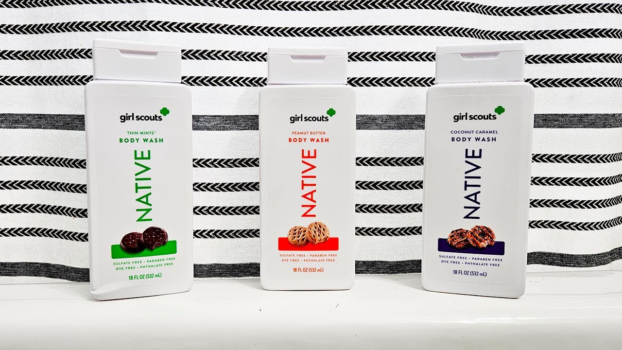 Native Girl Scout Cookie Body Wash Review - YouTube