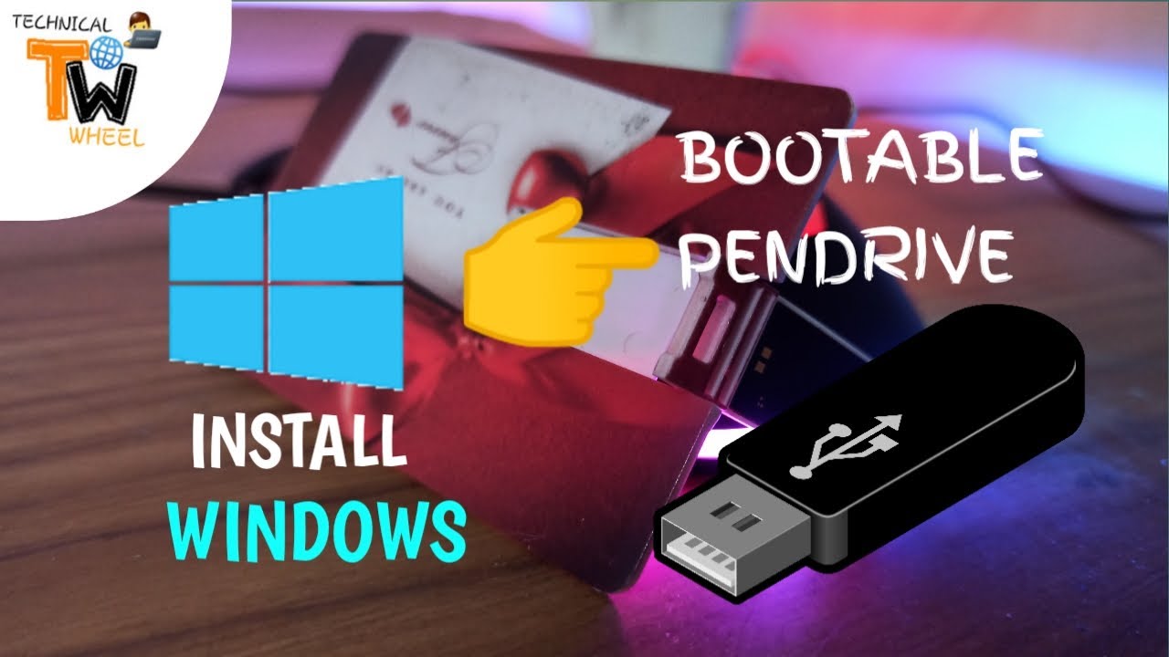 Install Windows /Create Bootable Device - YouTube