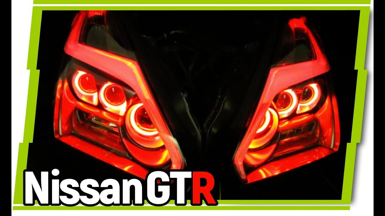 The Ulitimate LED Headlights | Nissan GTR R35 - YouTube