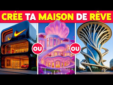 CRÉE ta MAISON MAGIQUE de RÊVE 🏡🌊🎢 80 choix impossibles | Tu préfères...?