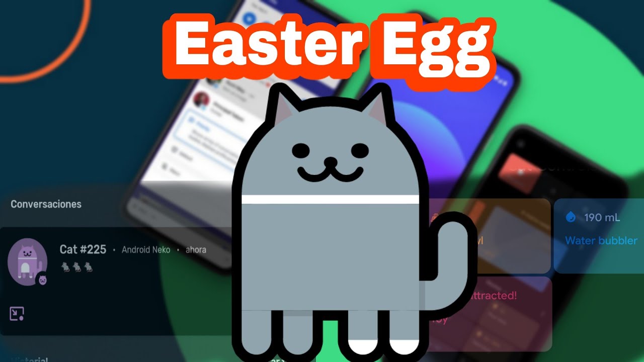 Easter Egg en Android 11 ¿Como activarlo? (Cat Controls) - YouTube