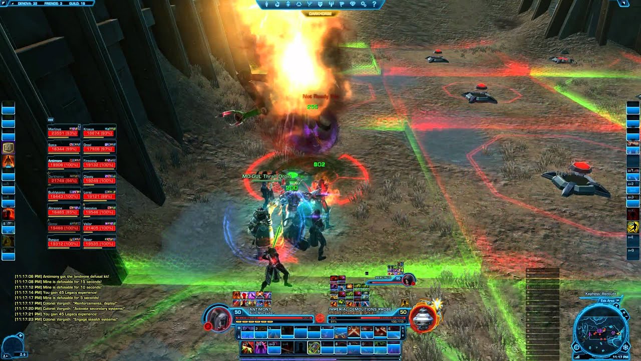 SWTOR - Memories of Xendor - Denova Hard 16 - Colonel Vorgath - YouTube