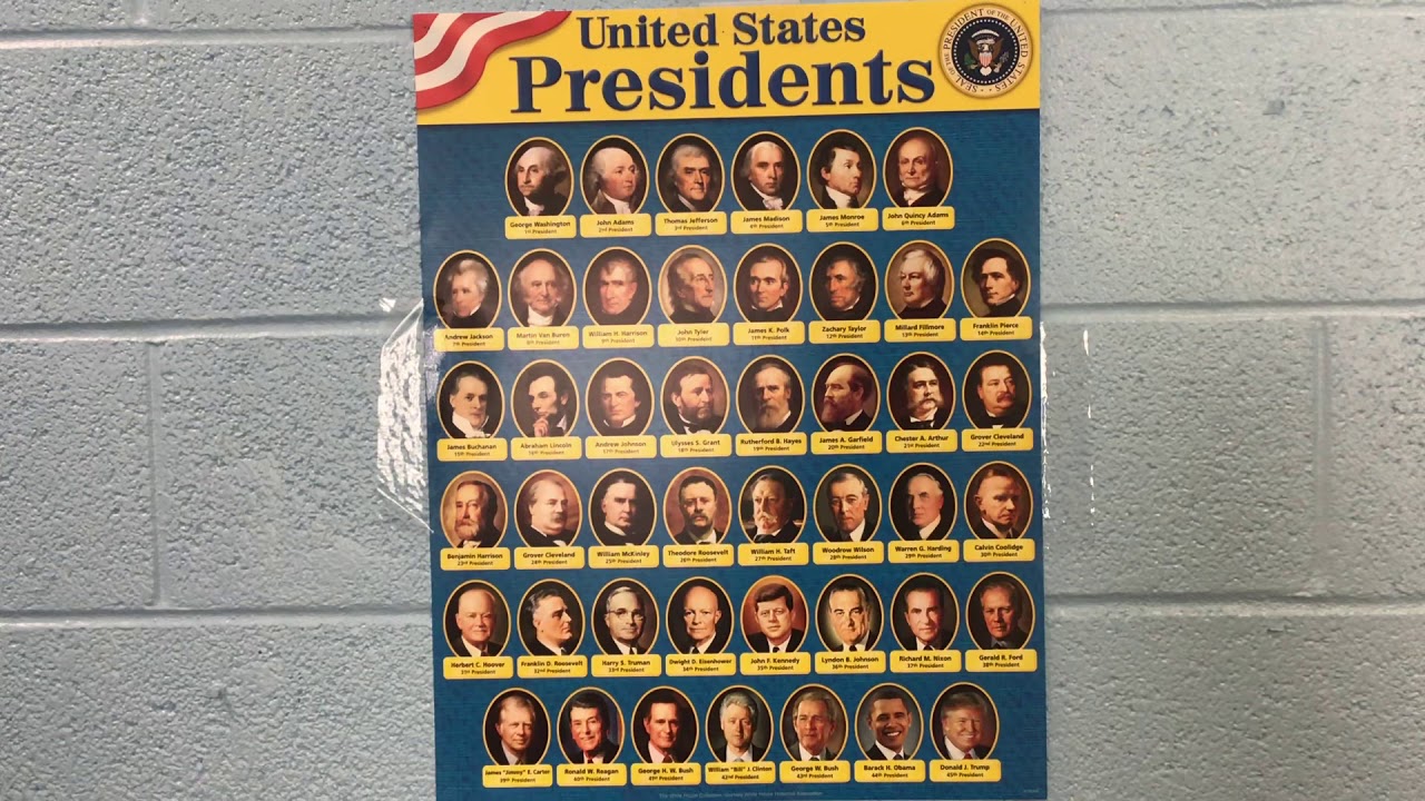 Stratford Preschool US Presidents Song - YouTube
