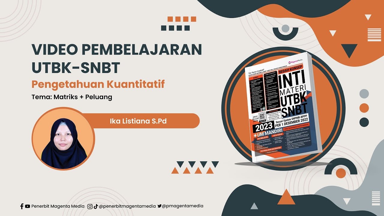 Pengetahuan Kuantitatif - Matriks dan Peluang - YouTube