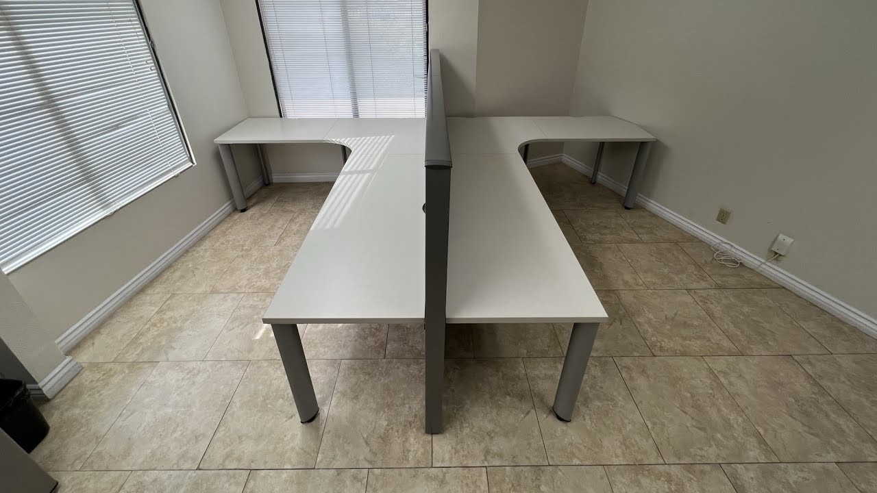 STEELCASE ANSWER CUBICLES T configuration - YouTube