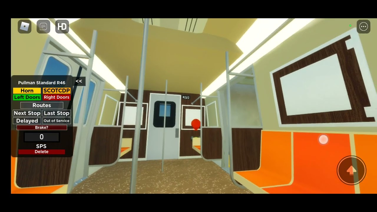 Gameplay of Roblox R44/R46 Testing: R46 6222 Door chime - YouTube