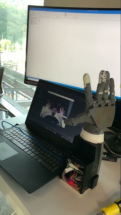 Robotic hand control using computer vision and machine learning - YouTube