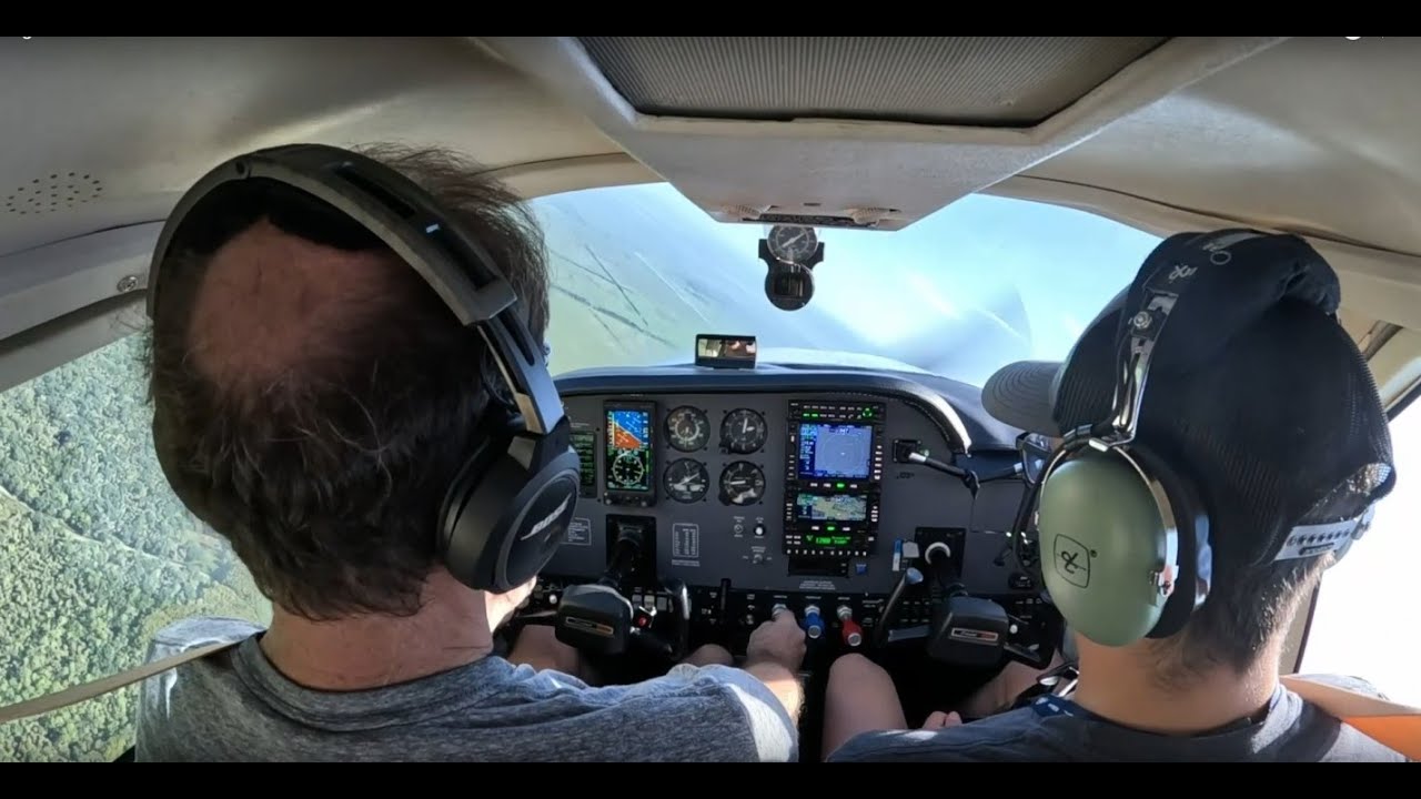 Flight Lesson 8 - Slow Flight, Steep Turns and Crosswind Landings - YouTube