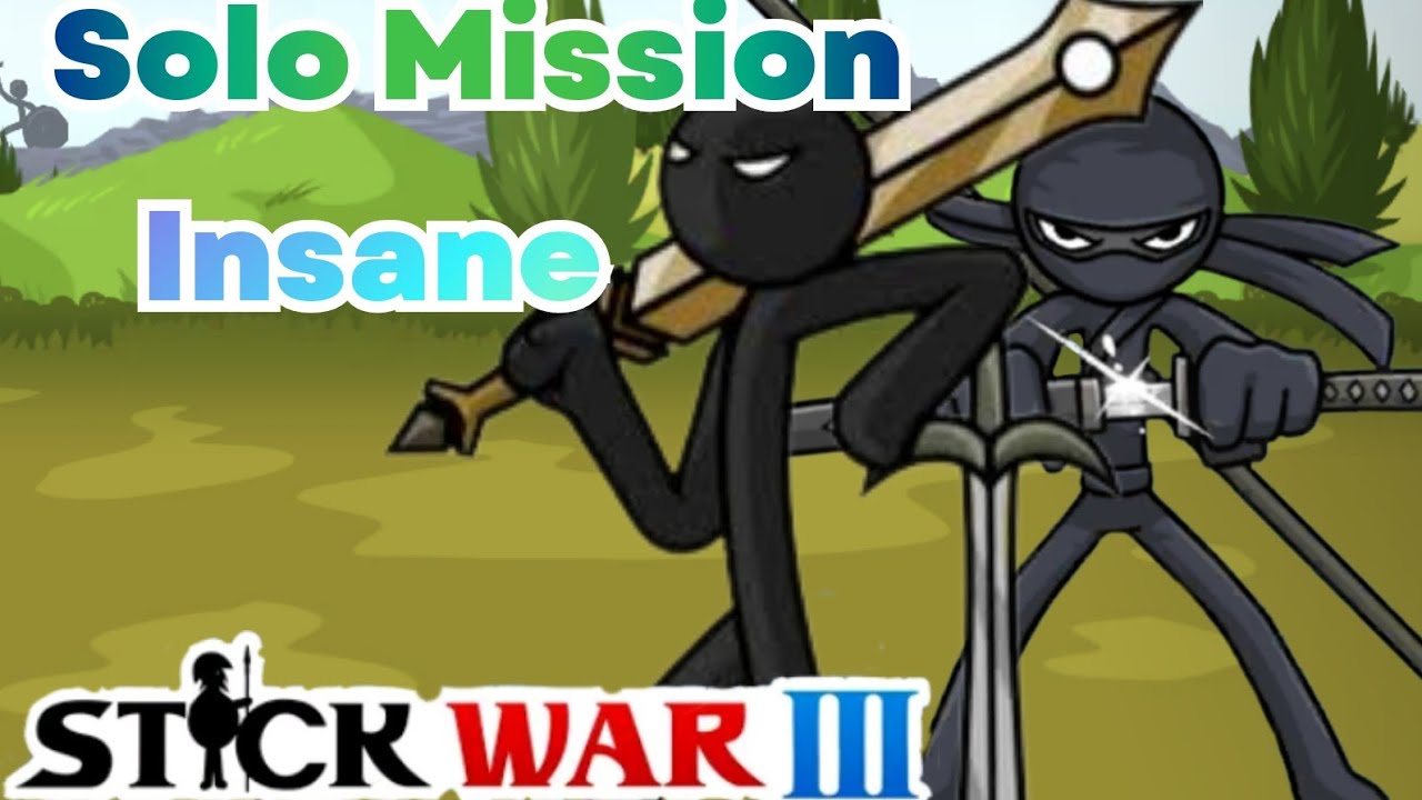 Chop Challenge | Insane | Daily Solo Mission | Stick War 3:Saga - YouTube