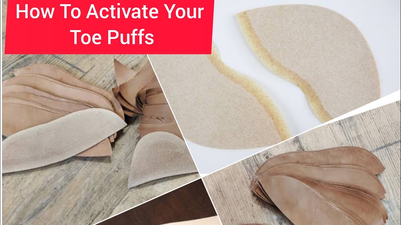 How to make Handmade Shoes :DIY, Toe puffs and Heel Counter(toe ...