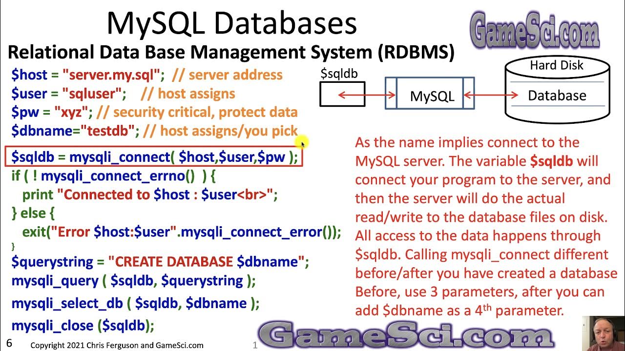 PHP Programming Lesson12 MySQL Programming - YouTube