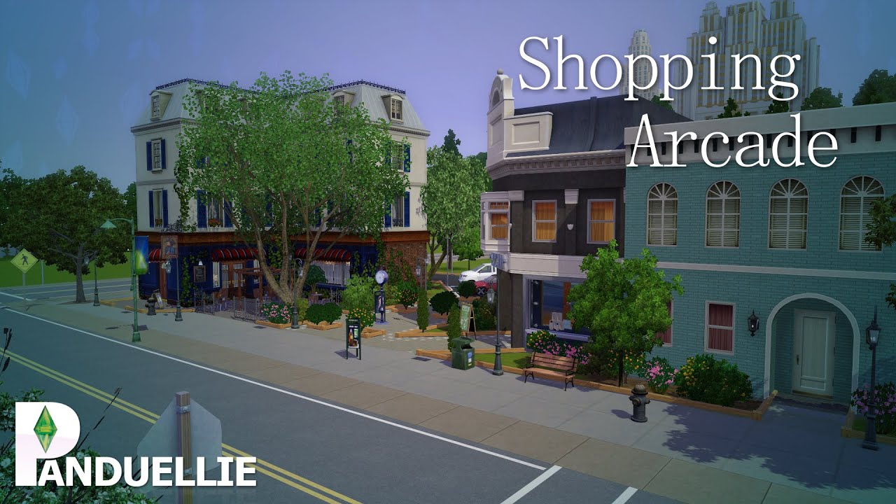 The Sims 3: Sunset Valley Rebuilding - Shopping Arcade [Made by Vaiarek ...