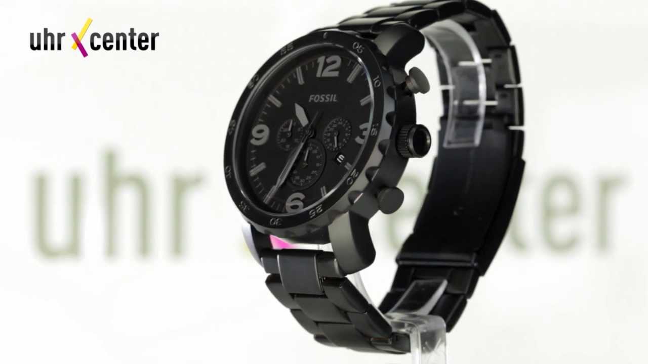 Fossil JR1401 Nate Herren-Chronograph - YouTube