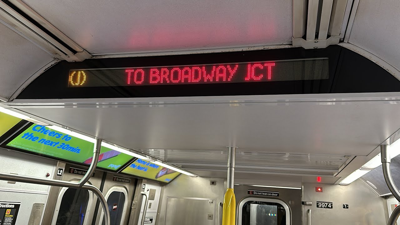 BMT Subway: R160A (J) Local Train Ride from Broad Street to Broadway ...