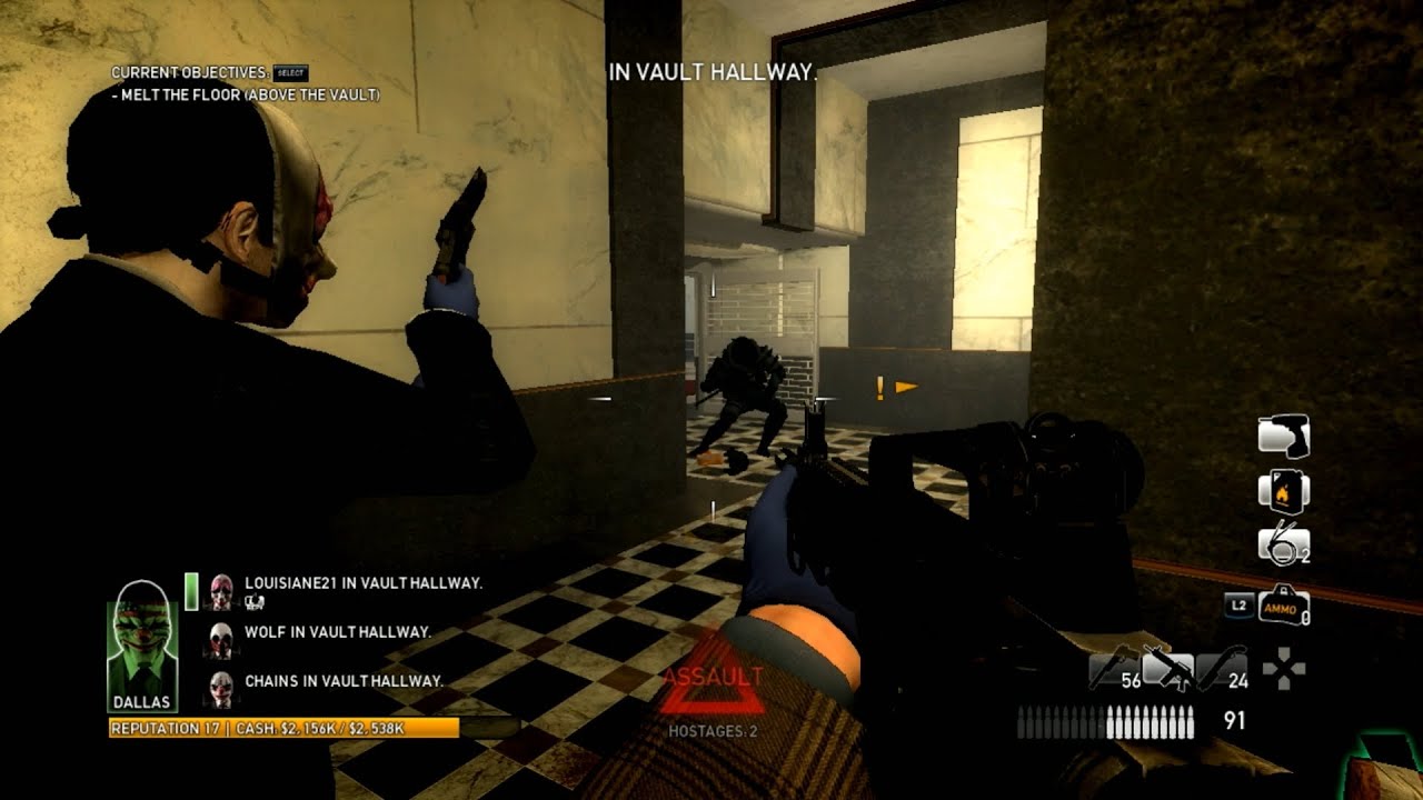 Payday: The Heist - PS3 Online Multiplayer Gameplay - September 29th ...