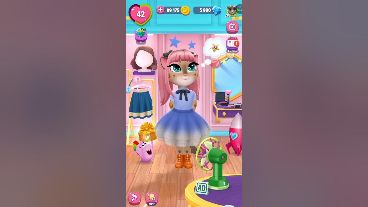 My Talking Angela Dress Up 2 Youtube