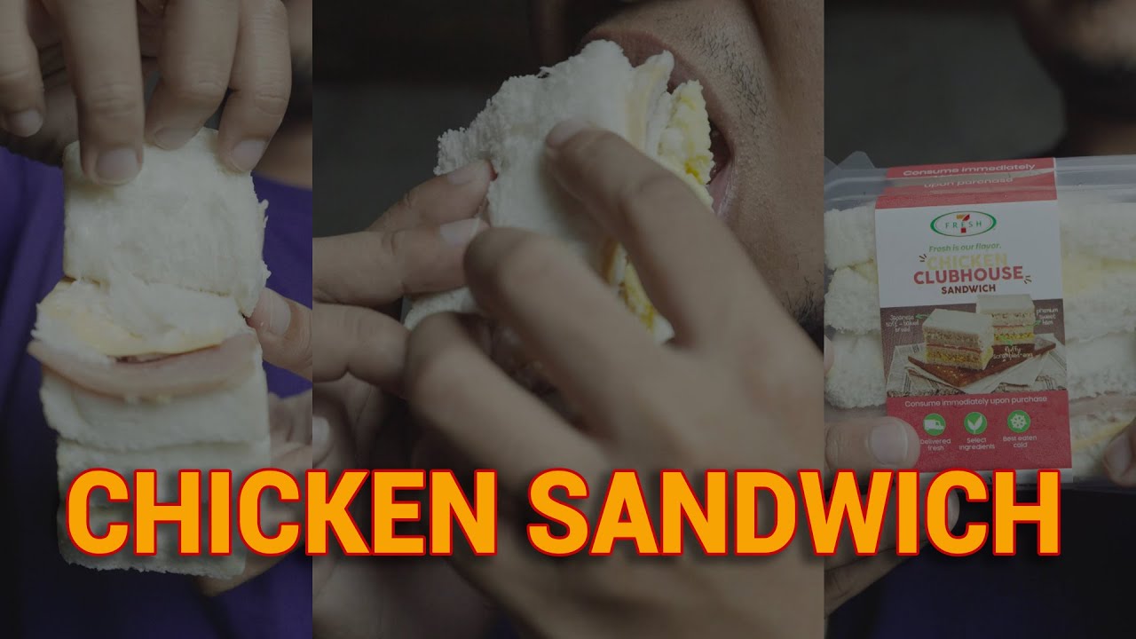 CHICKEN CLUBHOUSE SANDWICH FROM 7ELEVEN - YouTube