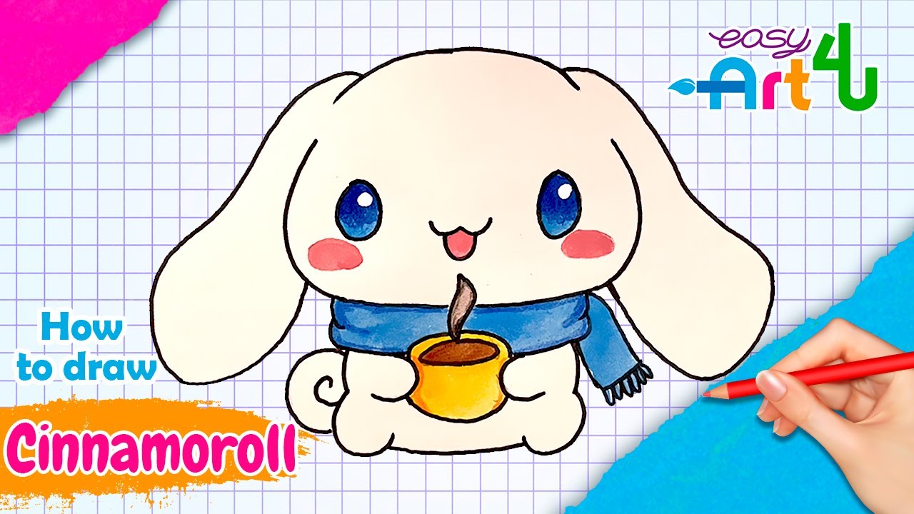 How to Draw Cinnamoroll EASY | Simple Drawing Tutorial - YouTube