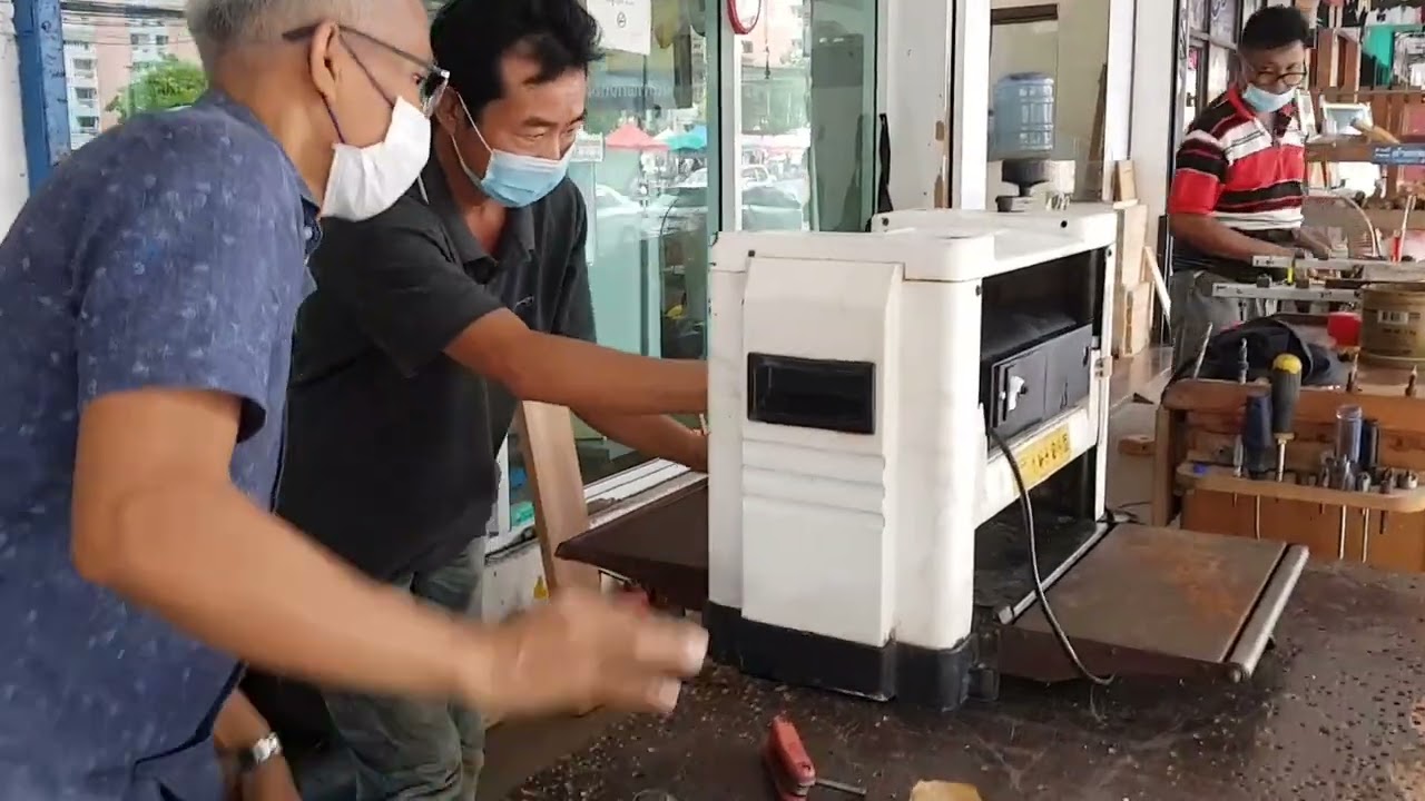 ซ่อมเครื่องไสไม้ JET ใช้อะไหล่ตัวเดียวกับ JEMAR - YouTube