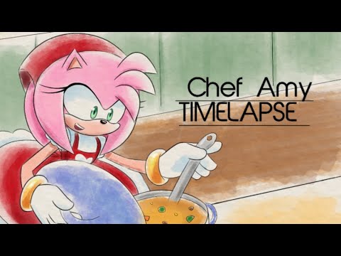 Chef Amy Fanart (Timelapse) - YouTube