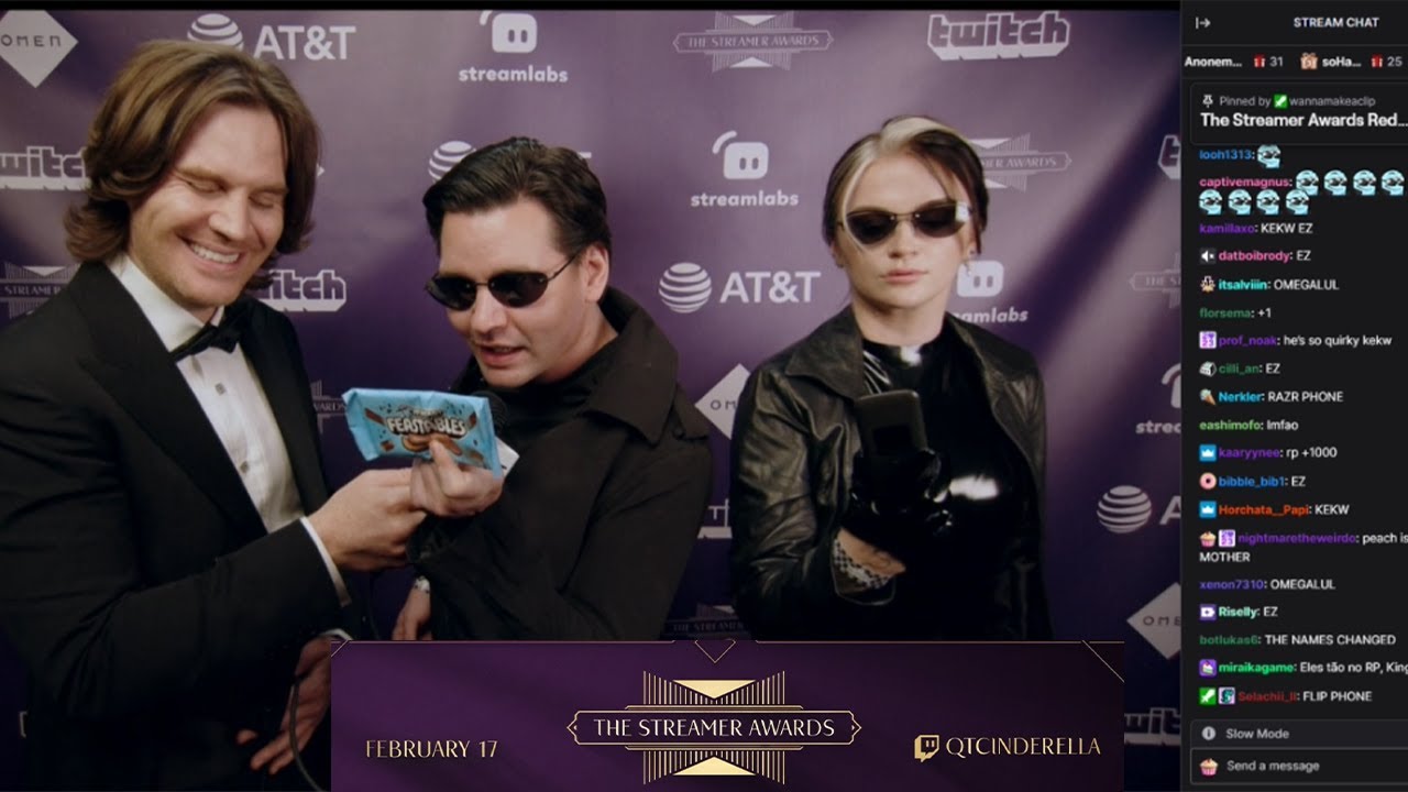 Streamer Awards: CYR and PEACHJARS interviewed by Will Neff - YouTube