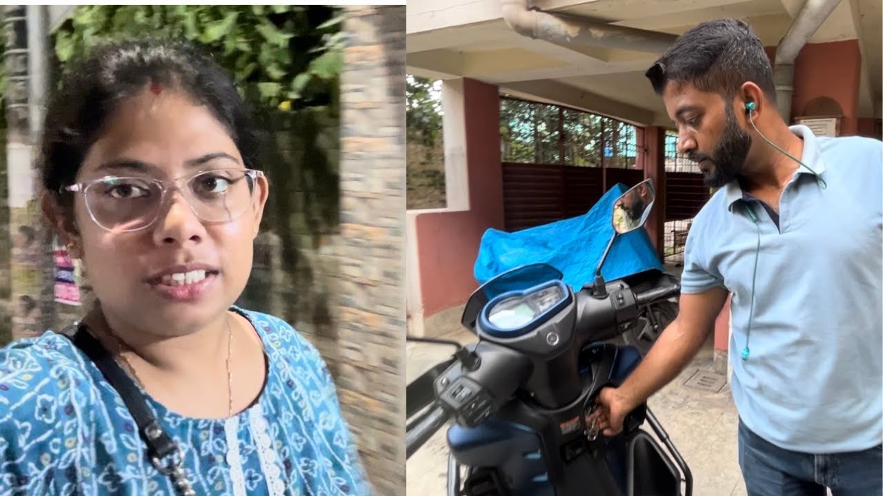 Notun Scooty Start Niche Na😔 - YouTube