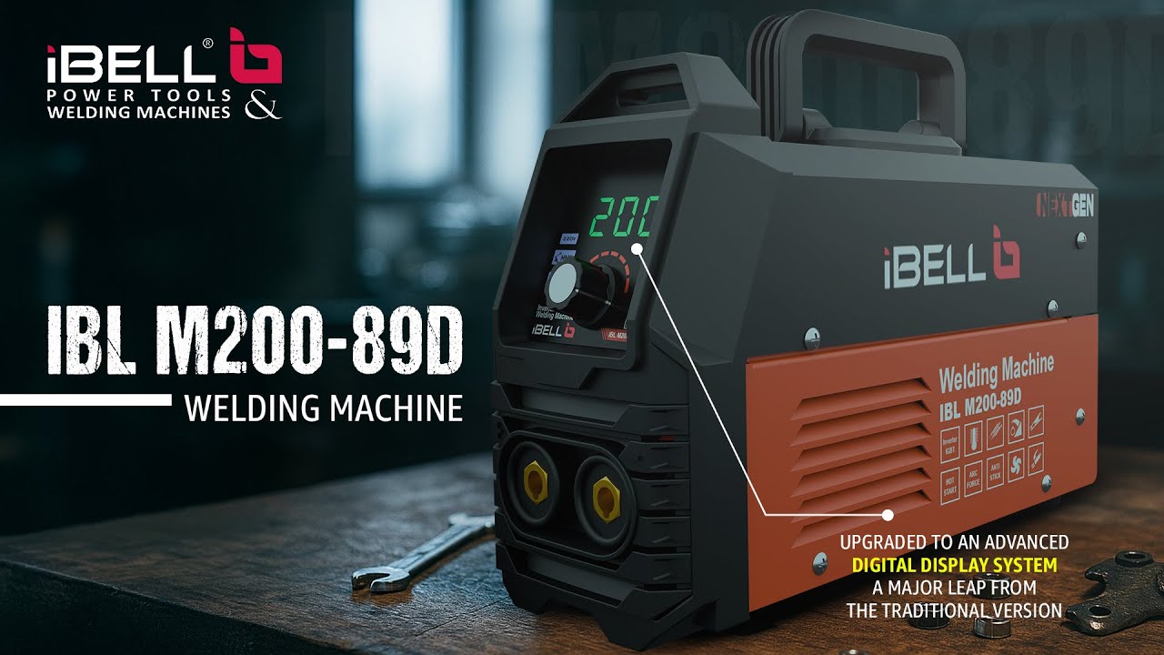iBELL IBL M200-89D | Upgraded 200A Digital Inverter Welding Machine ...