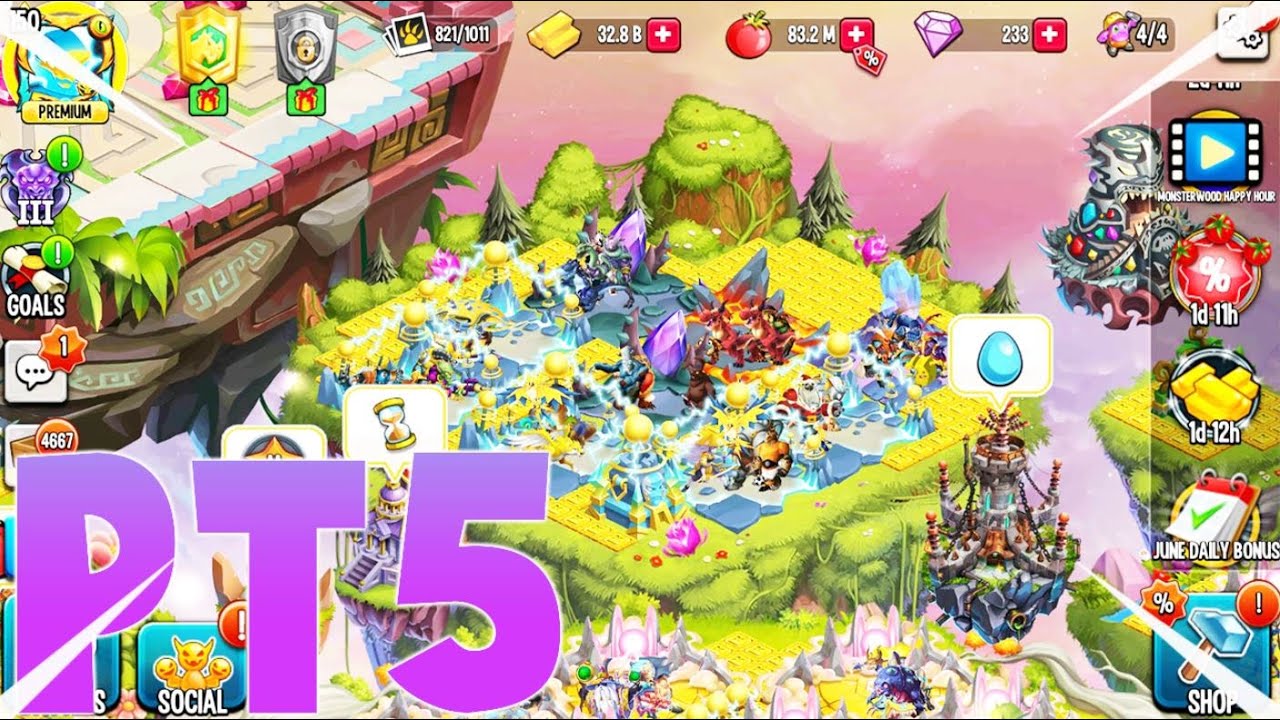 I Spent Over 1,000 GEMS | Organizing My Islands In Monster Legends | PT ...