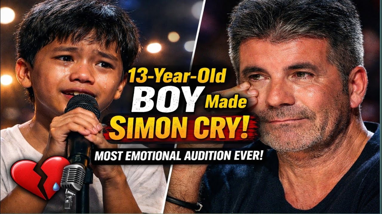 13-Year-Old Filipino Boy Makes Simon Cowell CRY 😭 | Most Emotional ...